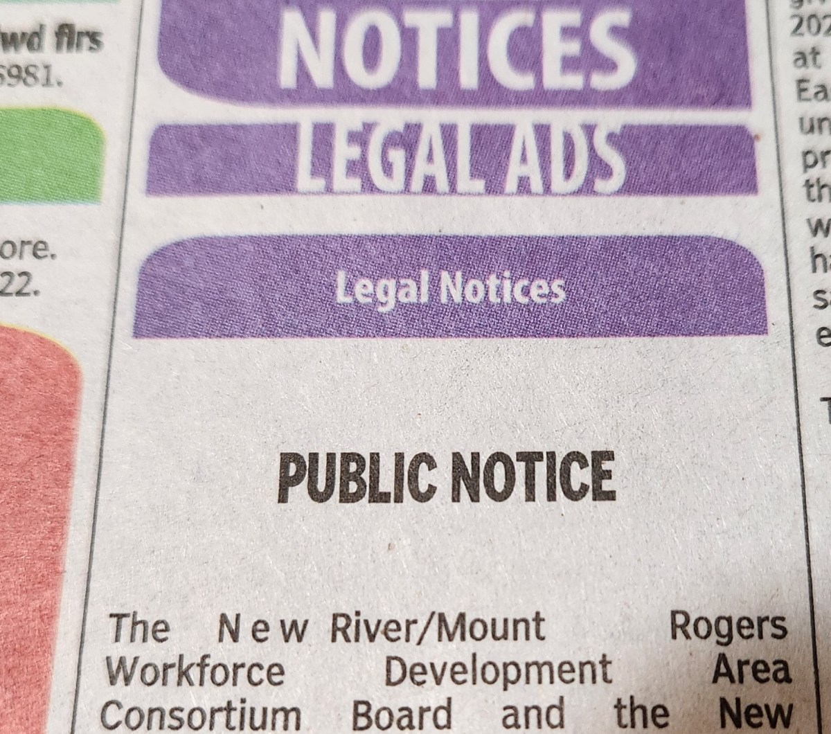 VA legislators propose posting public notices online to improve ...