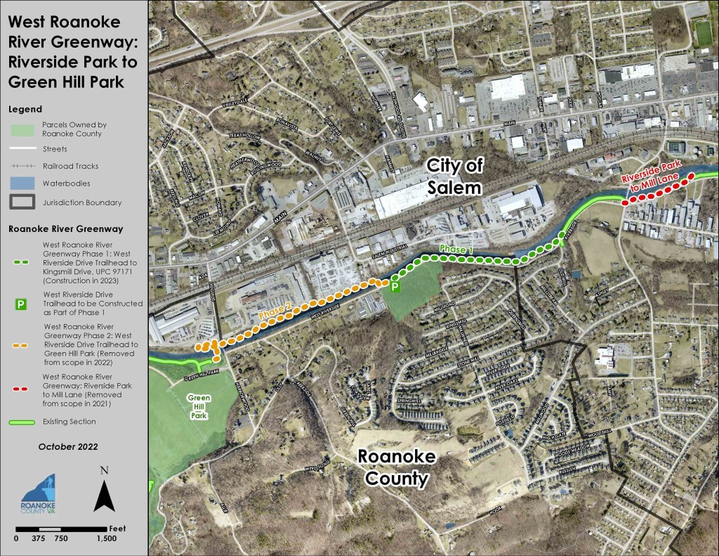 Construction begins on new greenway segment in Roanoke County; more ...