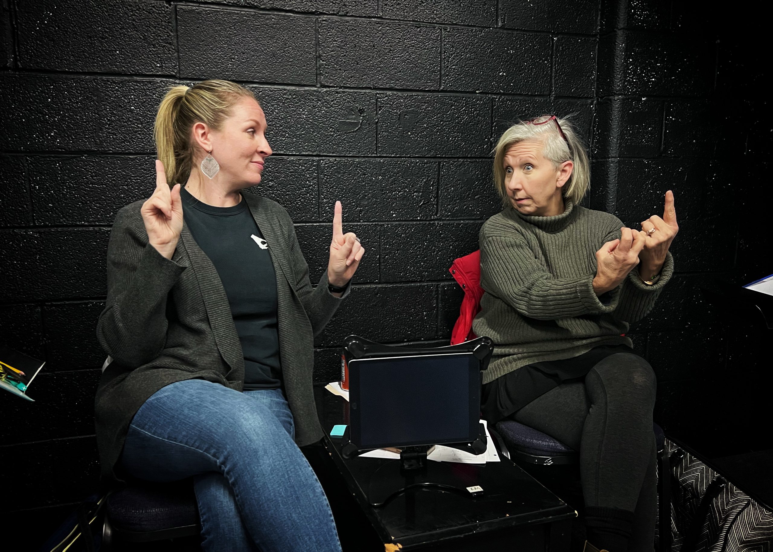 Shadow interpreting brings sign language to center stage for high ...