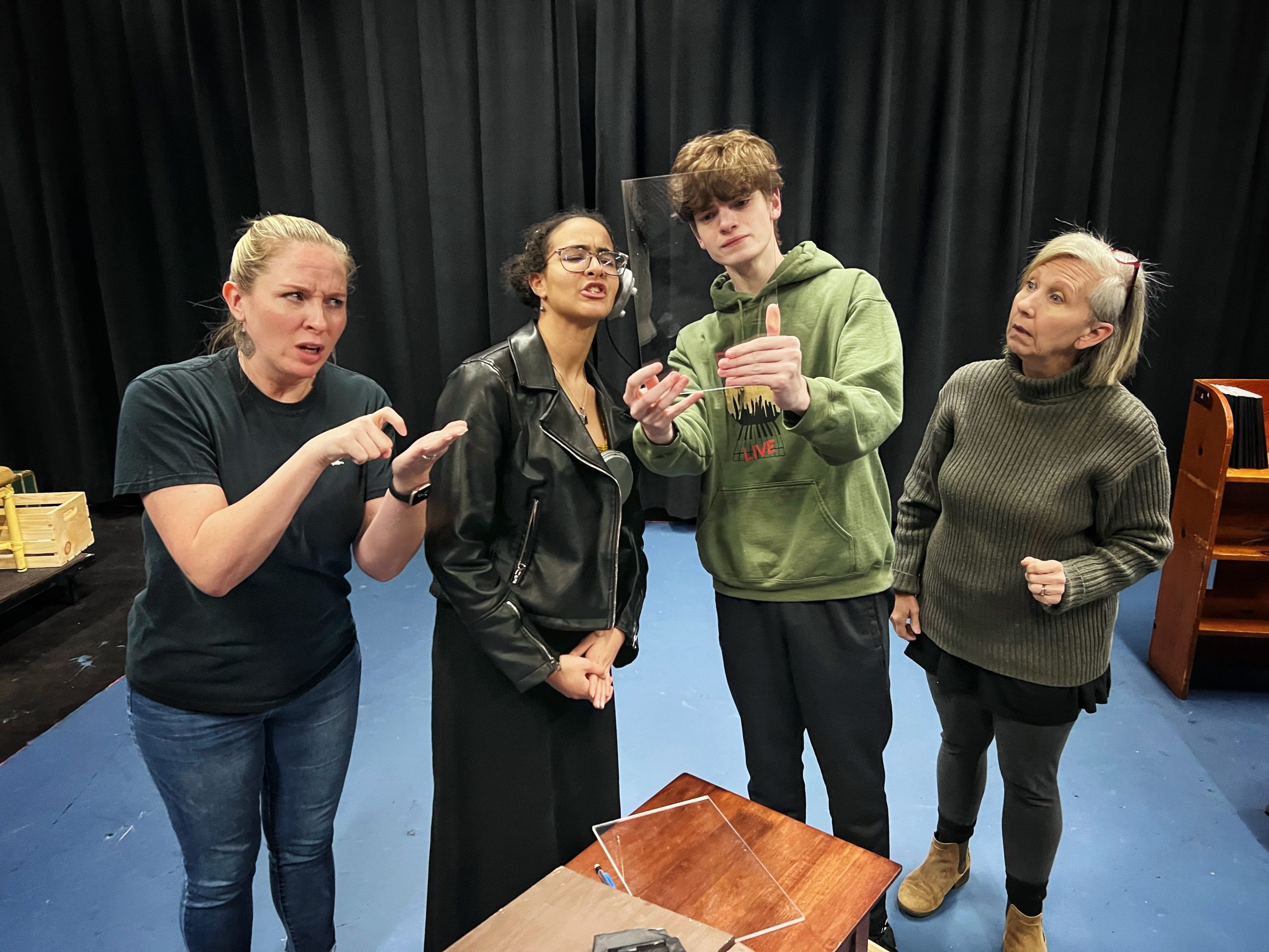 Shadow interpreting brings sign language to center stage for high school production - Cardinal News