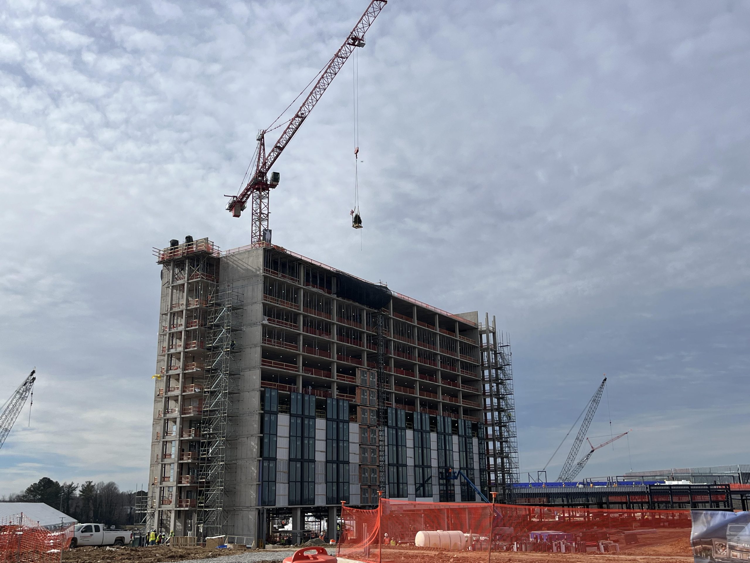 Caesars celebrates Danville hotel construction milestone with topping ...