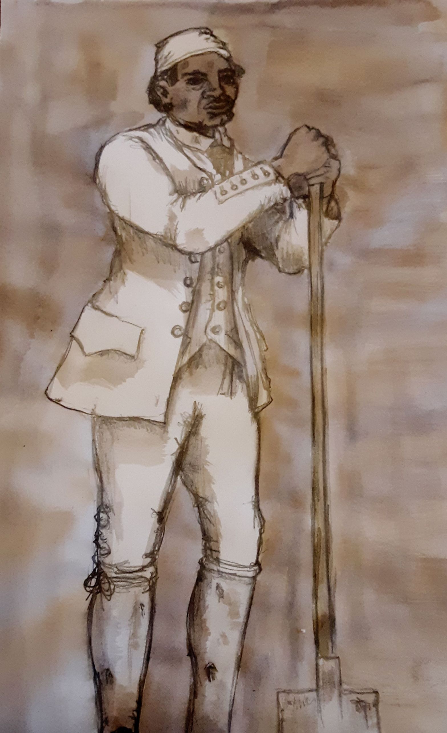 Enslaved men and white criminals mined lead for the Revolutionary War ...