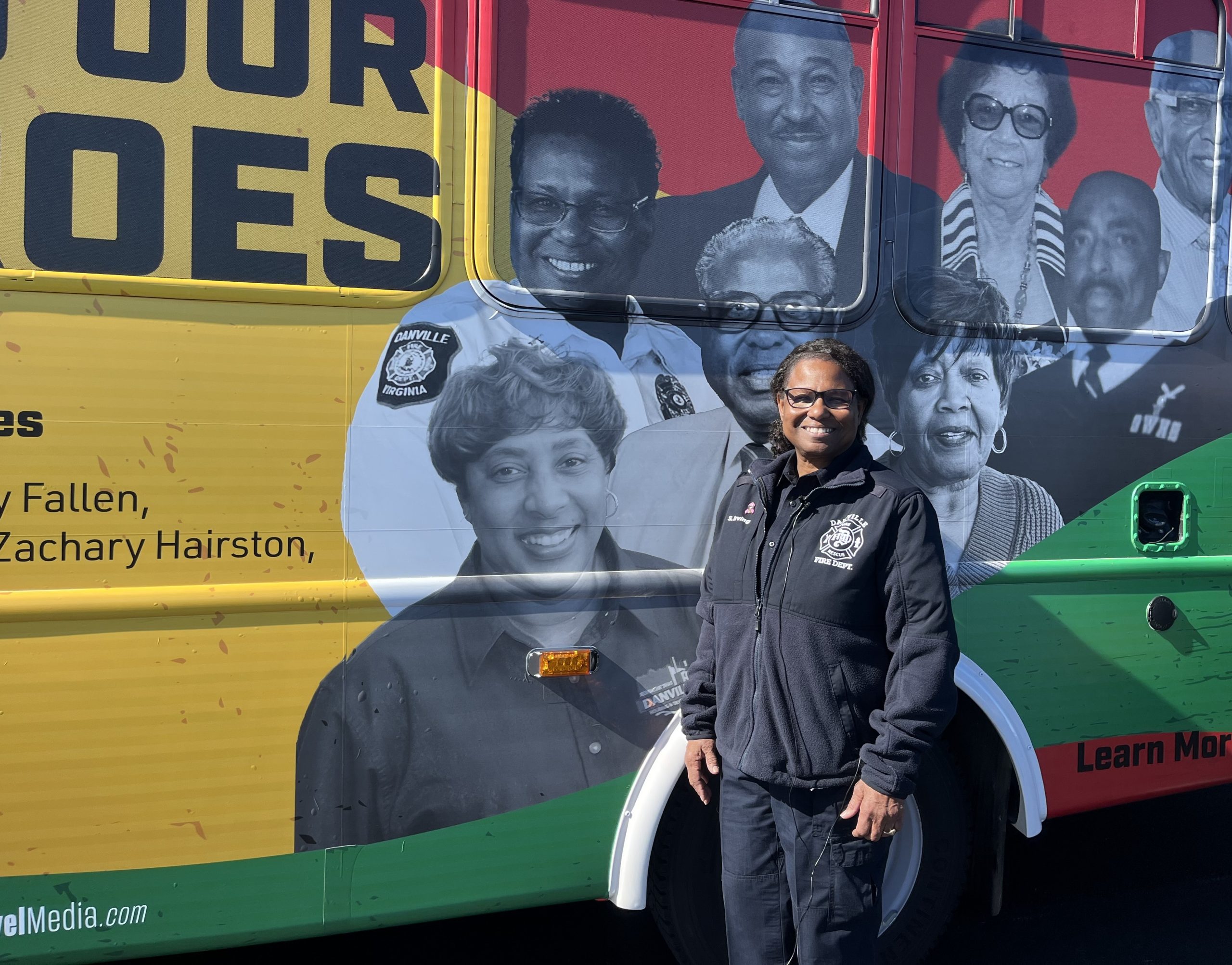 New Danville bus wrap features local Black history figures - Cardinal News