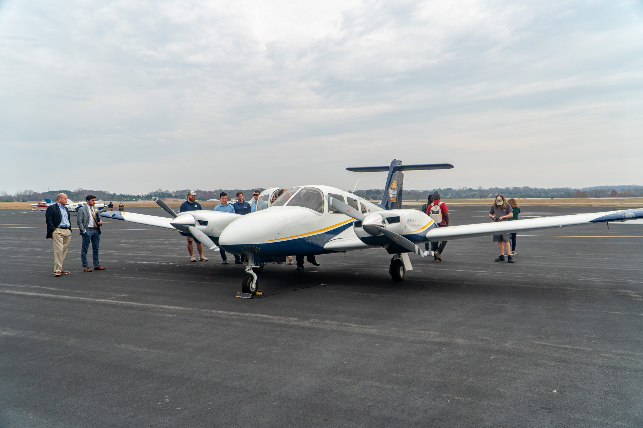 Averett University debuts first twin-engine plane for growing ...