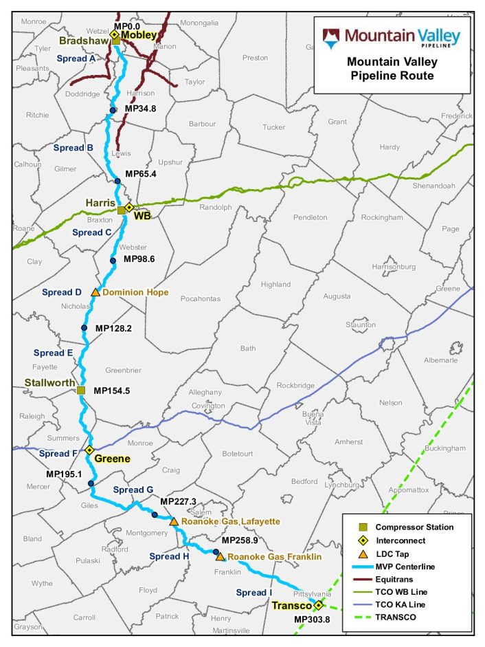 Mountain Valley Pipeline begins operating - Cardinal News