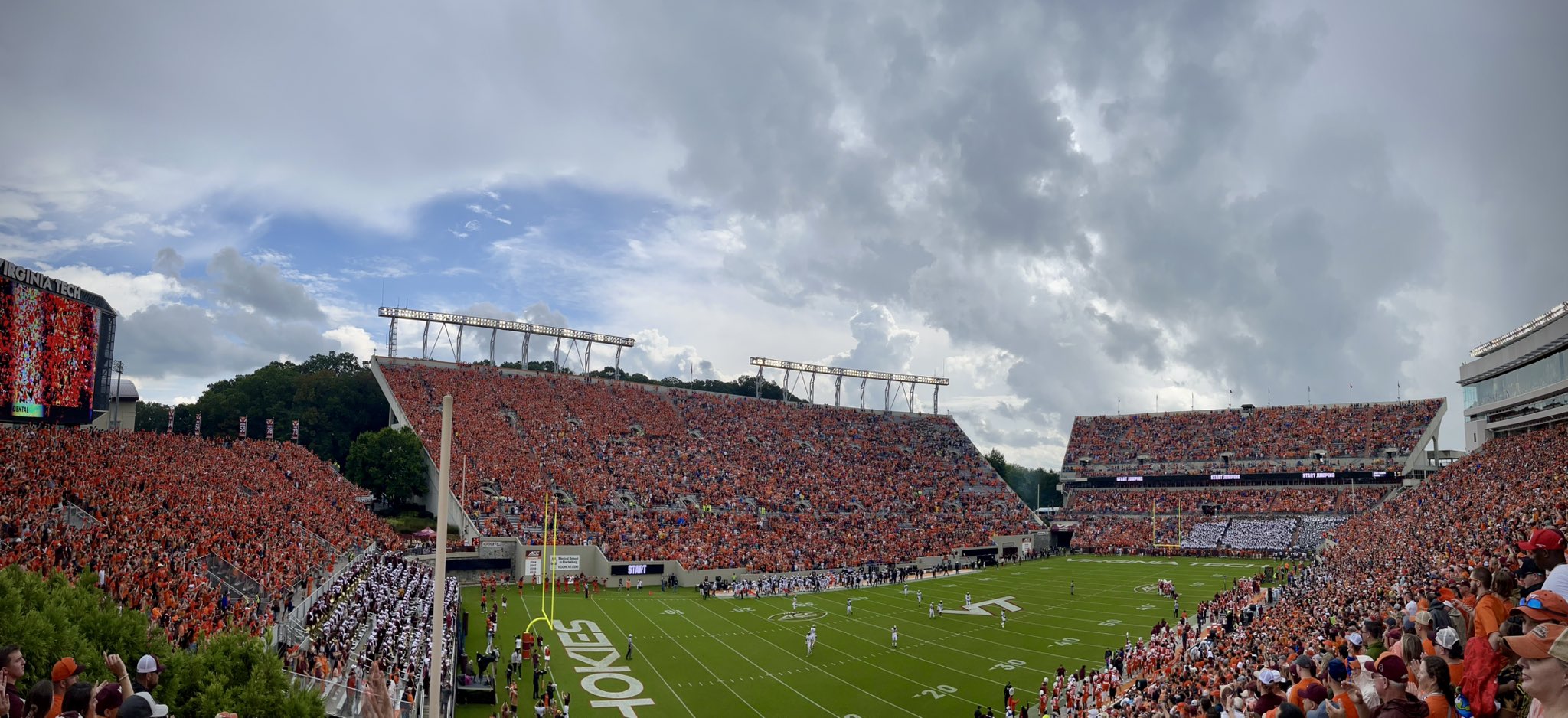 32,000 seats installed on bleachers at Lane Stadium; more ...
