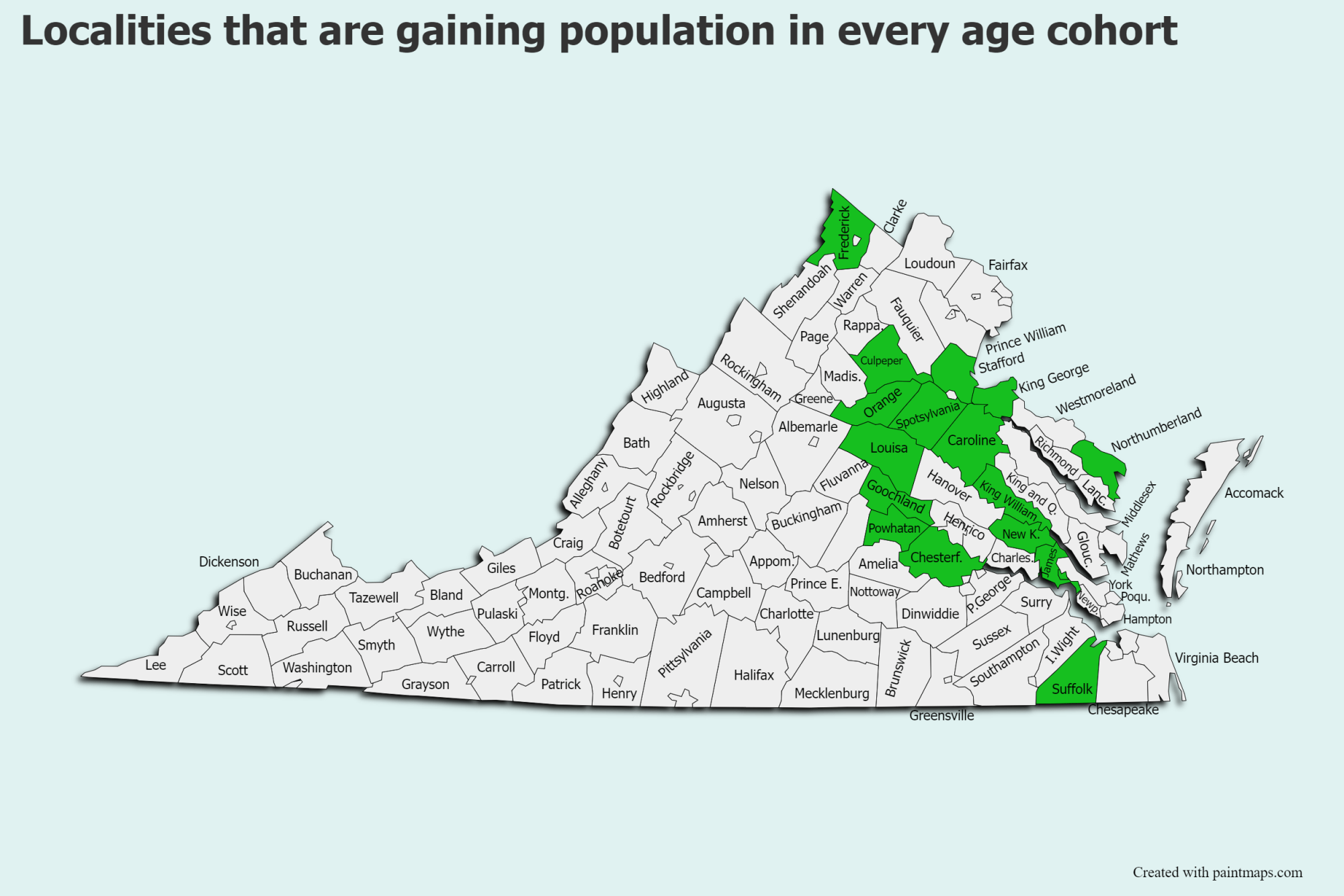 Much of rural Virginia is now growing younger, not older - Cardinal News