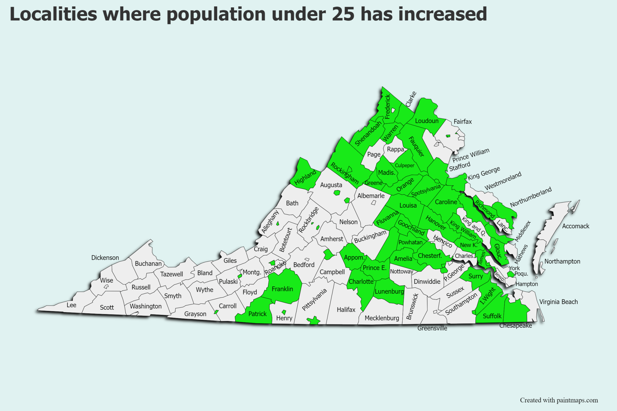 Much of rural Virginia is now growing younger, not older - Cardinal News
