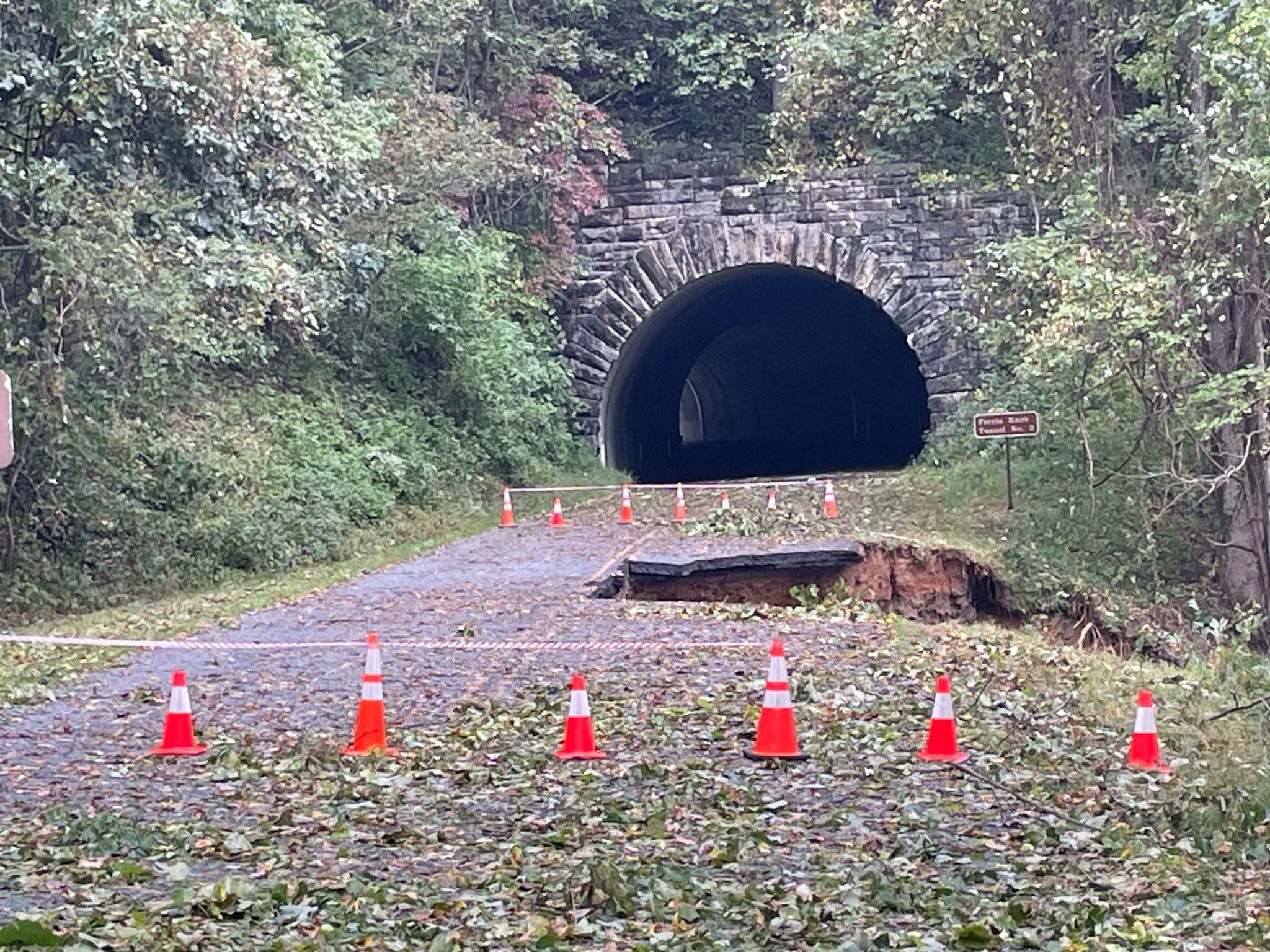 Blue Ridge Parkway closed indefinitely due to storm damage - Cardinal News