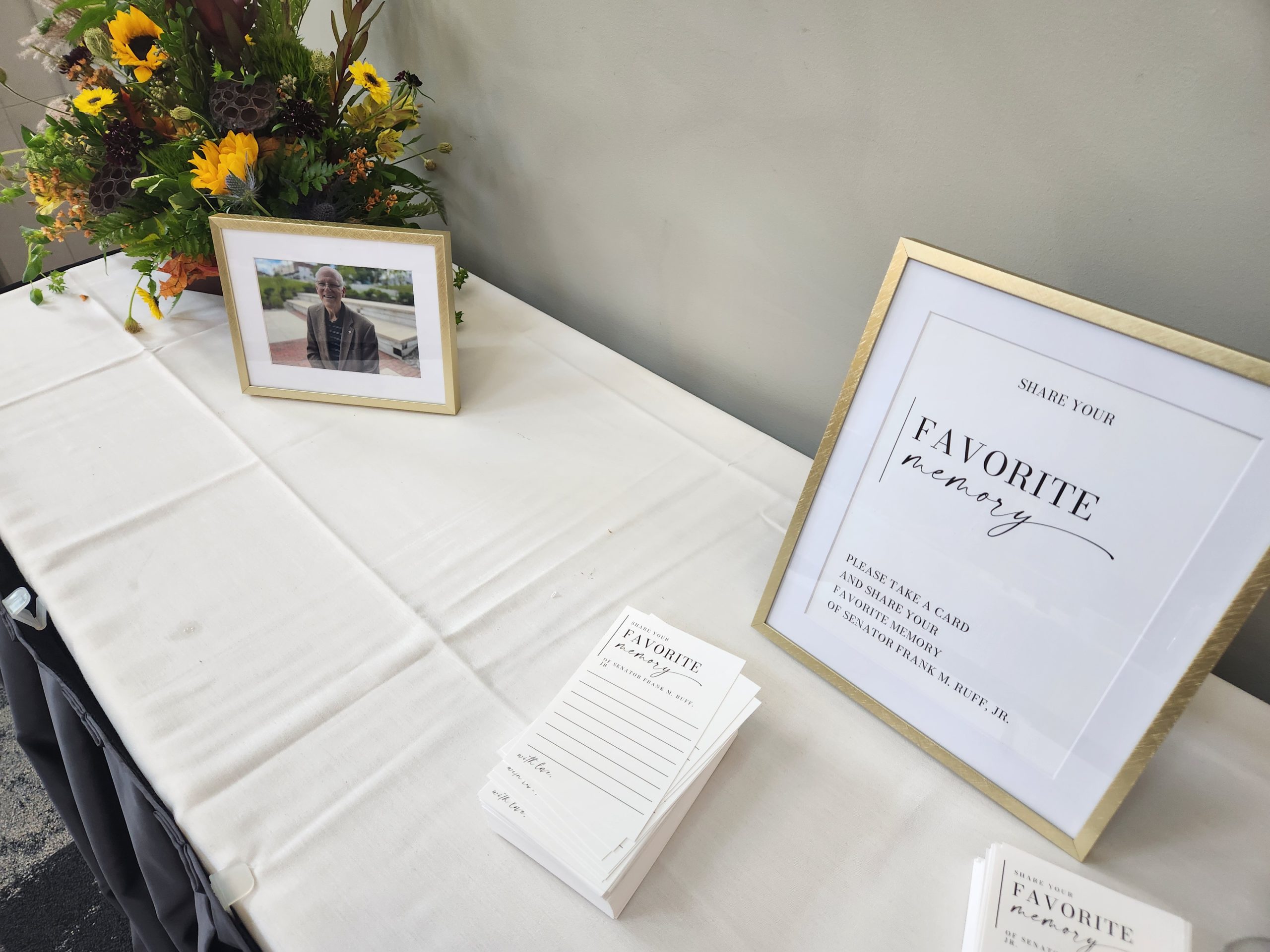 Services for former Sen. Frank Ruff set for Friday - Cardinal News