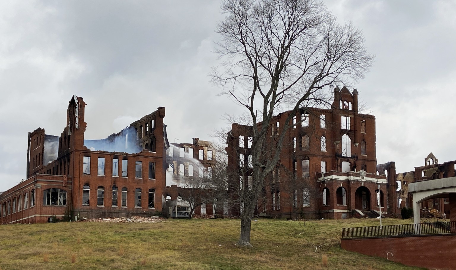 After fire rips through vacant Virginia Intermont campus, officials say ...
