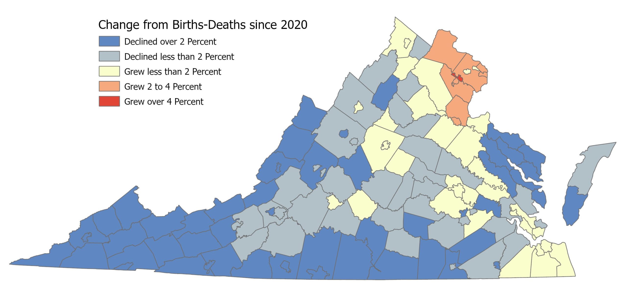 Fairfax County and Virginia Beach lose population, but Danville gains ...