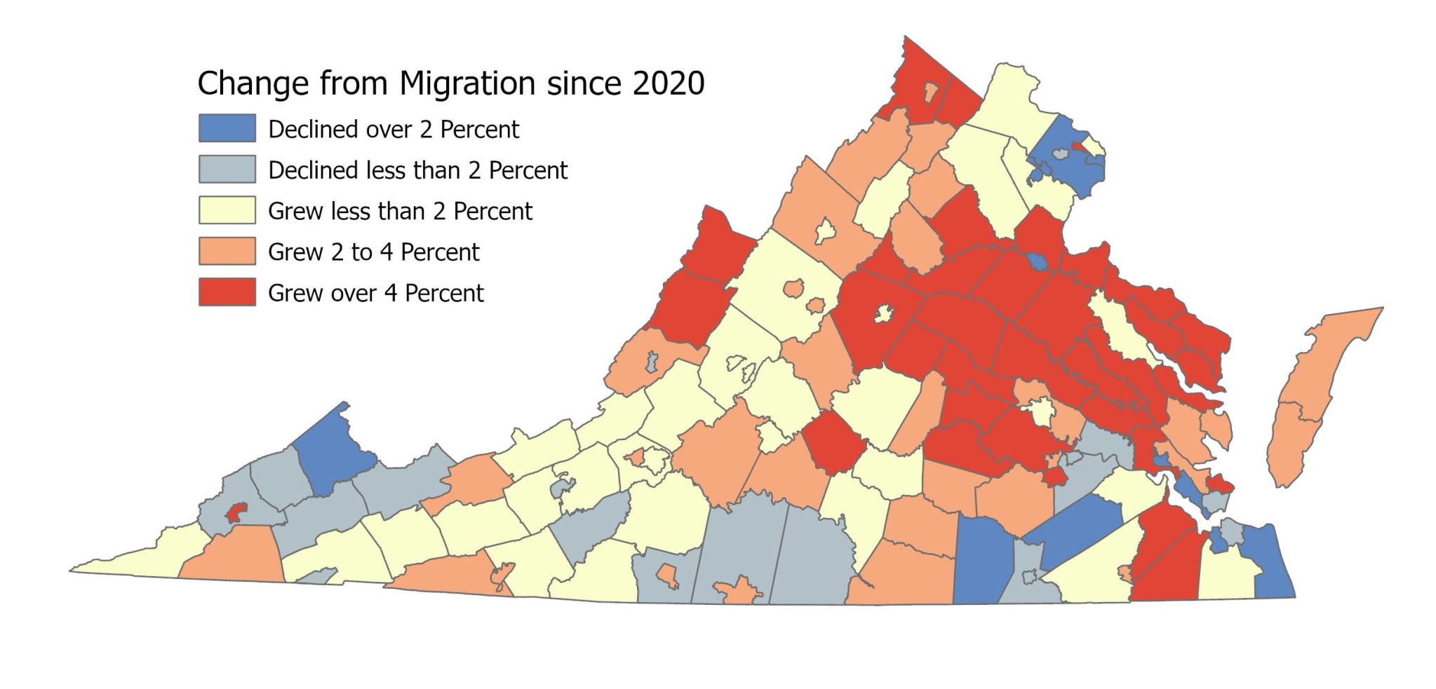 Fairfax County and Virginia Beach lose population, but Danville gains ...