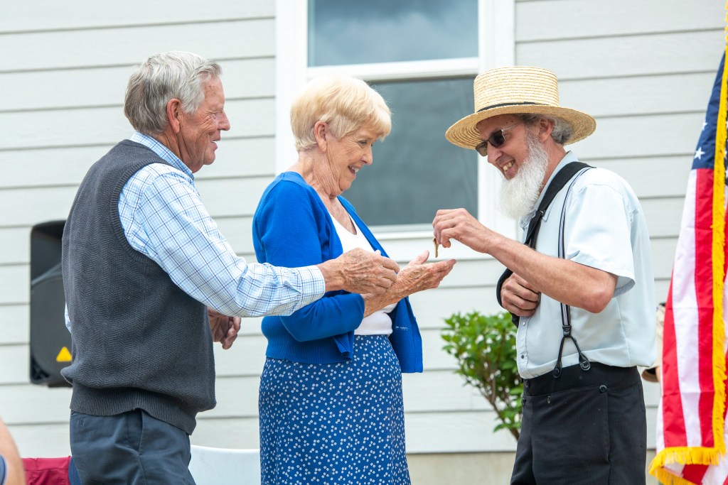 Floodwaters destroyed 18 trestles on the Creeper Trail and washed away much of the path. Now ...