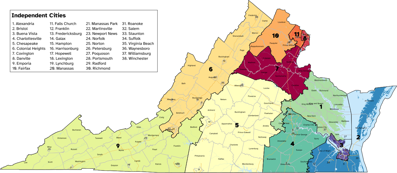 Virginia's constitution requires 'compact' districts. Courts have ...